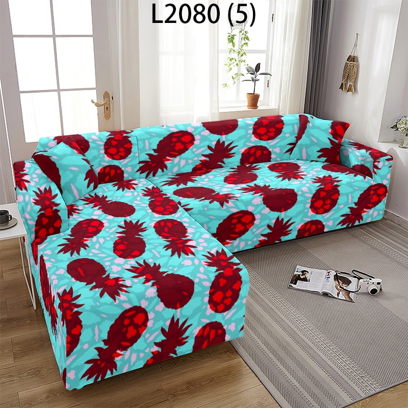 Tropical Pineapple Elastic Sofa Covers for Living Room Stretch Couch ...