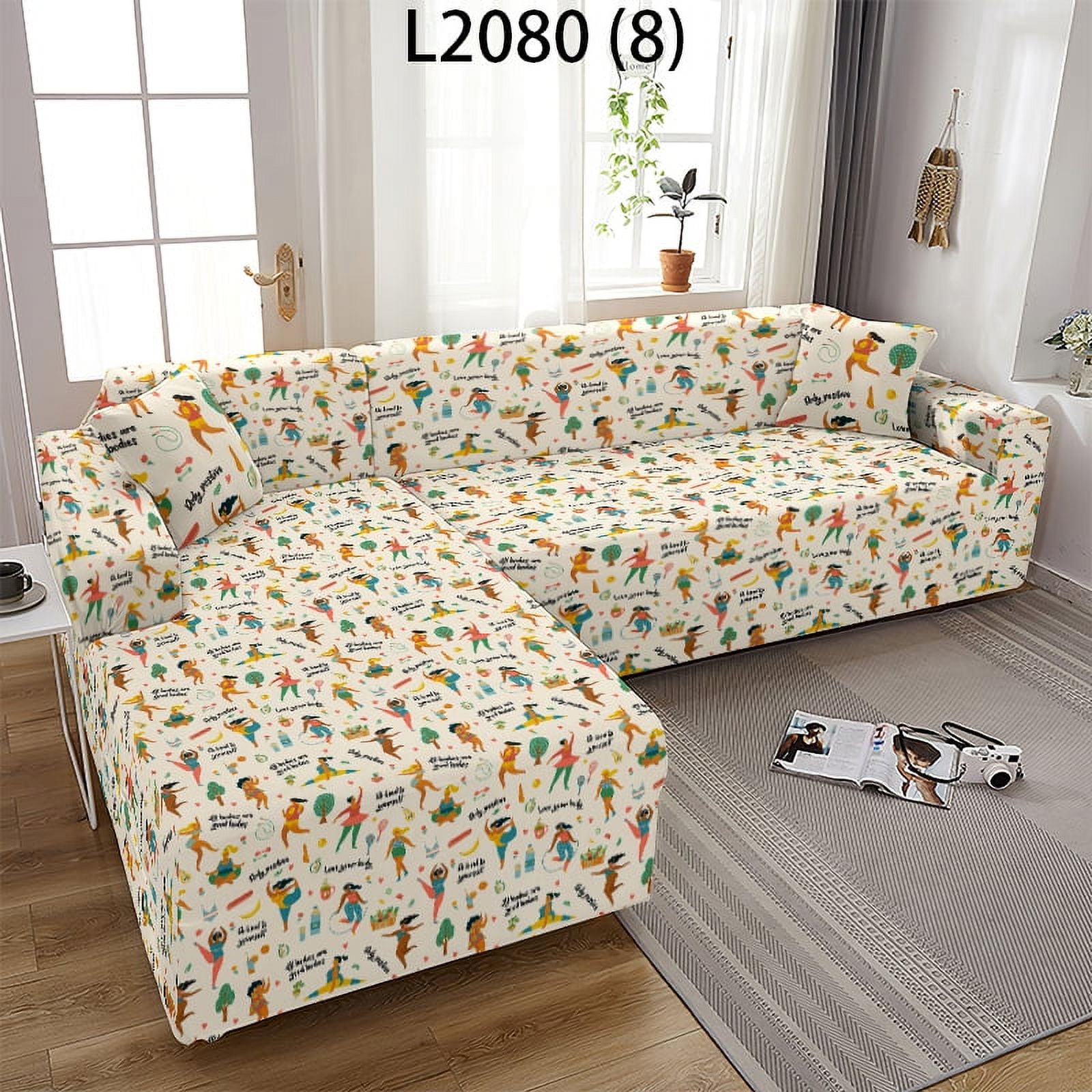 Tropical Pineapple Elastic Sofa Covers for Living Room Stretch Couch ...