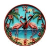 FLAMINGO Wall Clock pink flamingos kitchen decor gift - Walmart.com