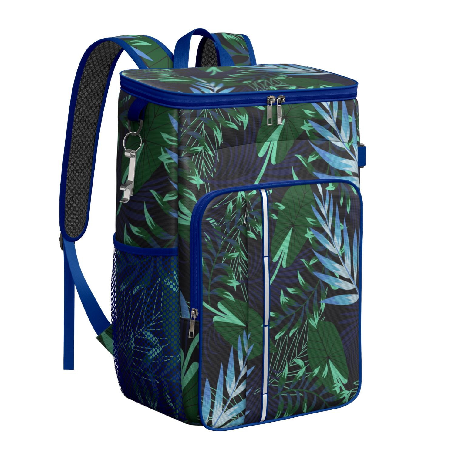 Tropical Plant Backpack Cooler, Leakproof Insulated Cooler Bag with ...