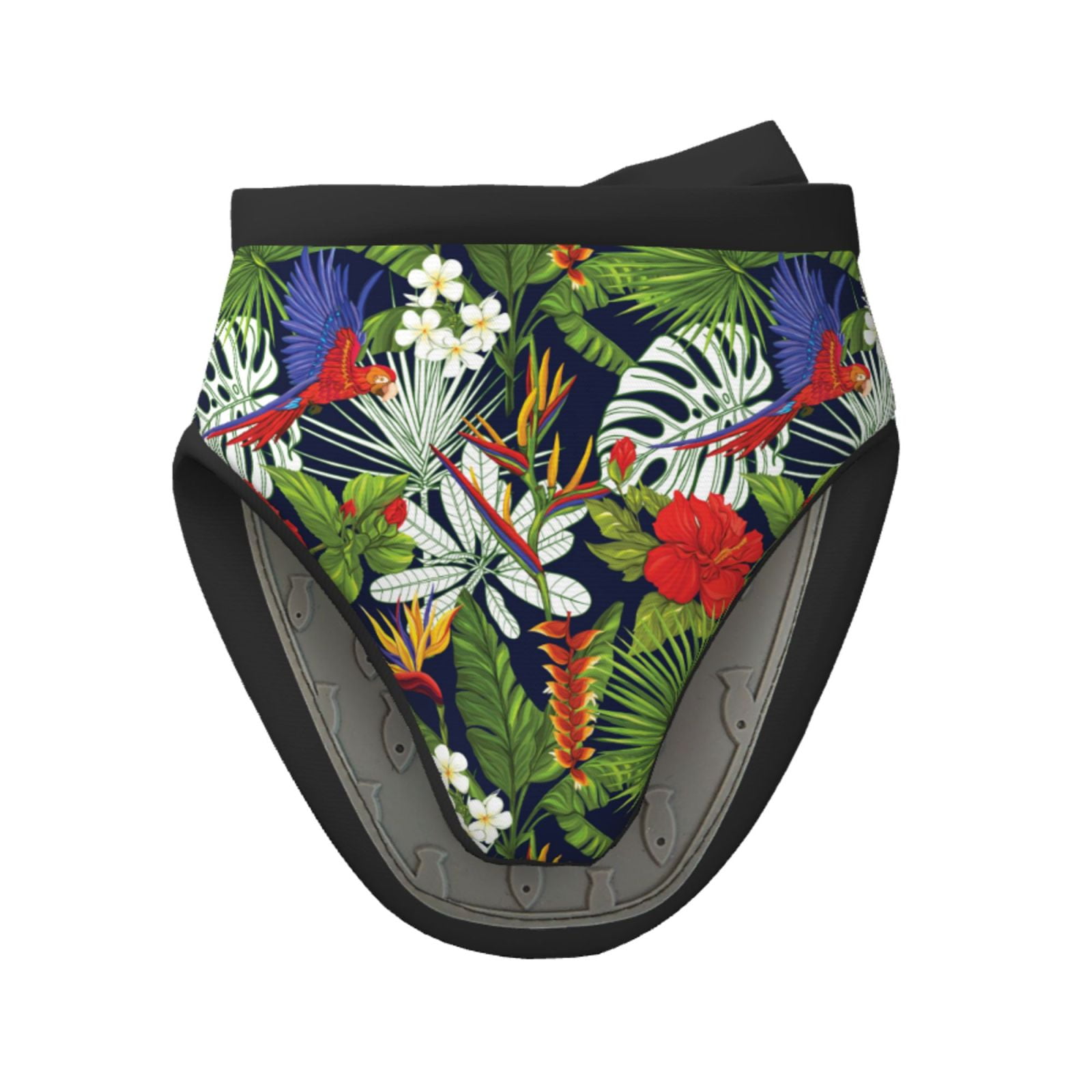 Tropical Plant Cute Colorful Parrot Oven Mitts Heat Resistant, Soft ...