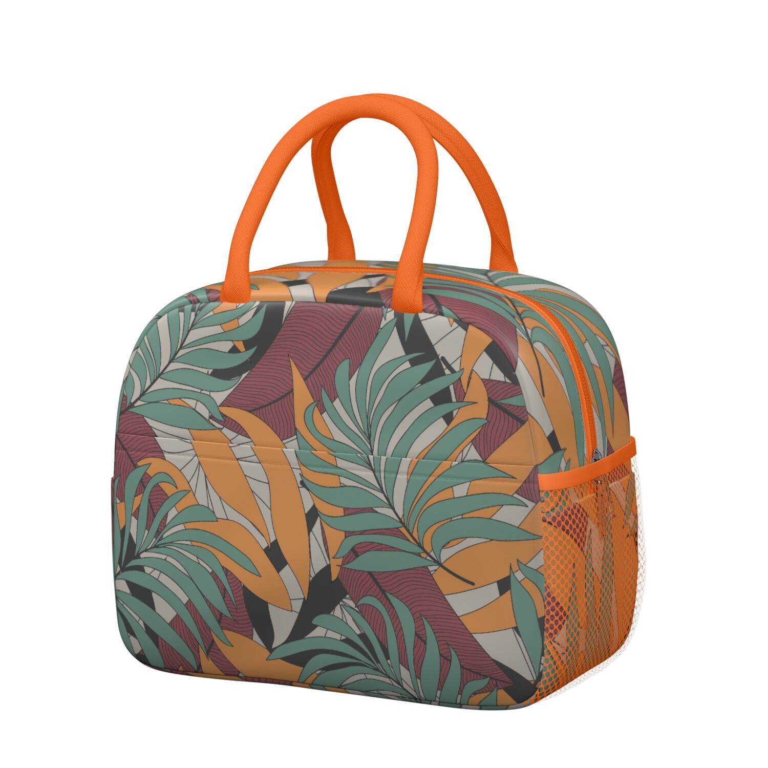 Tropical Plant Insulated Lunch Box - Colorful Exotic Design, Waterproof ...