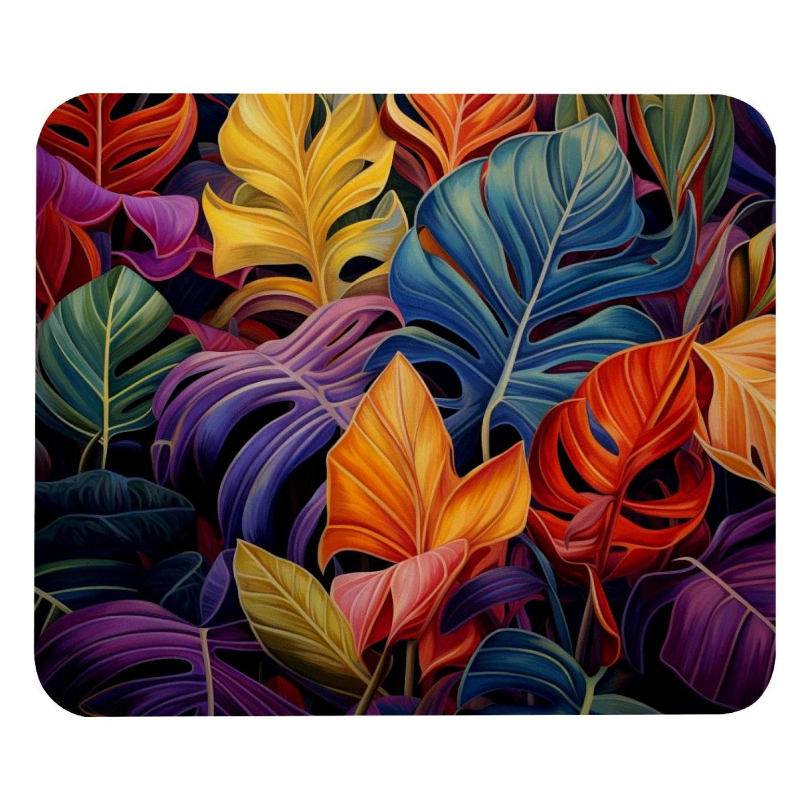 Tropical Plants 8.3x9.8 Inch Square Gaming Mouse Pad with Non-Slip ...