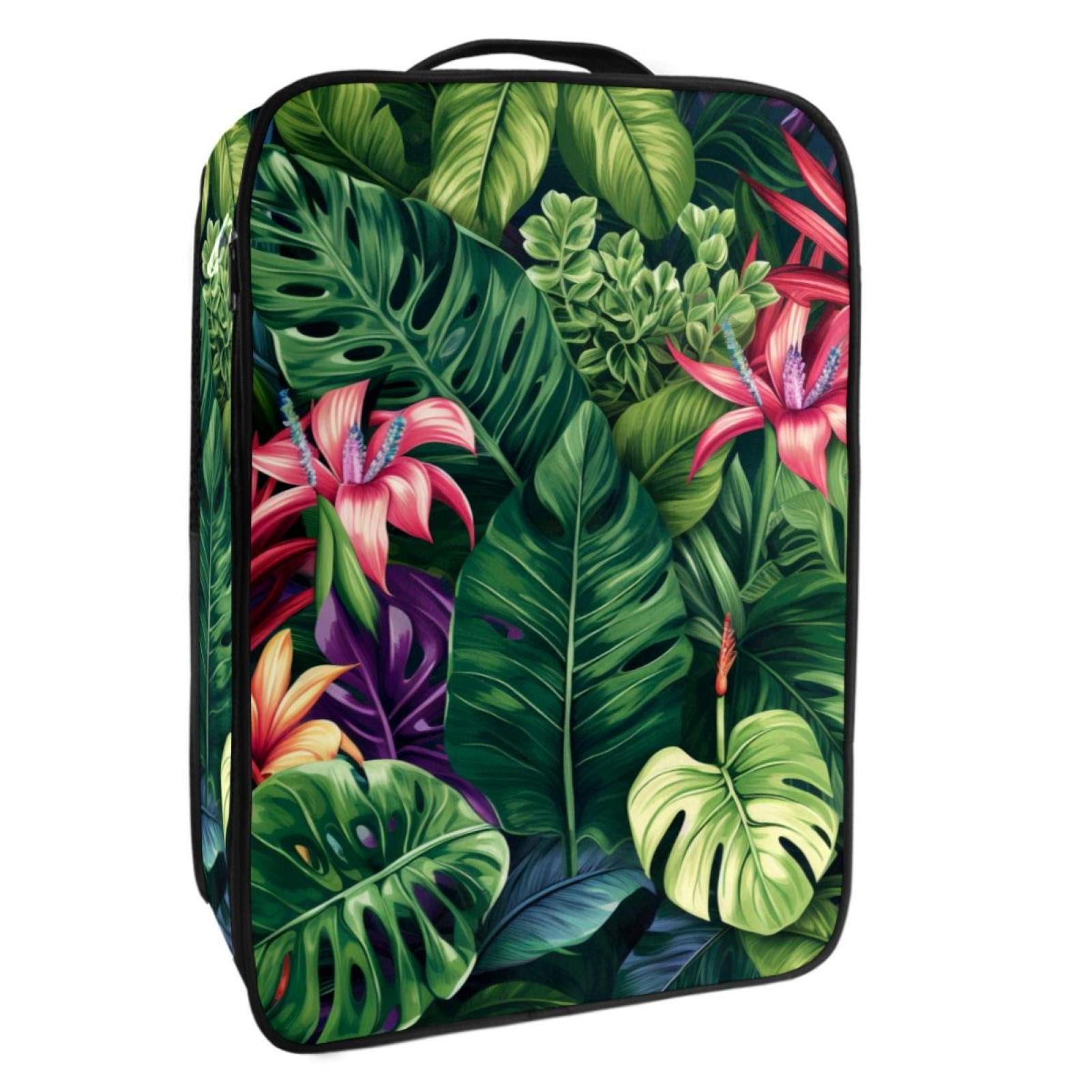 Tropical Plants Clear Polyester Shoe Containers - - 23x31cm/9x12in Shoe ...