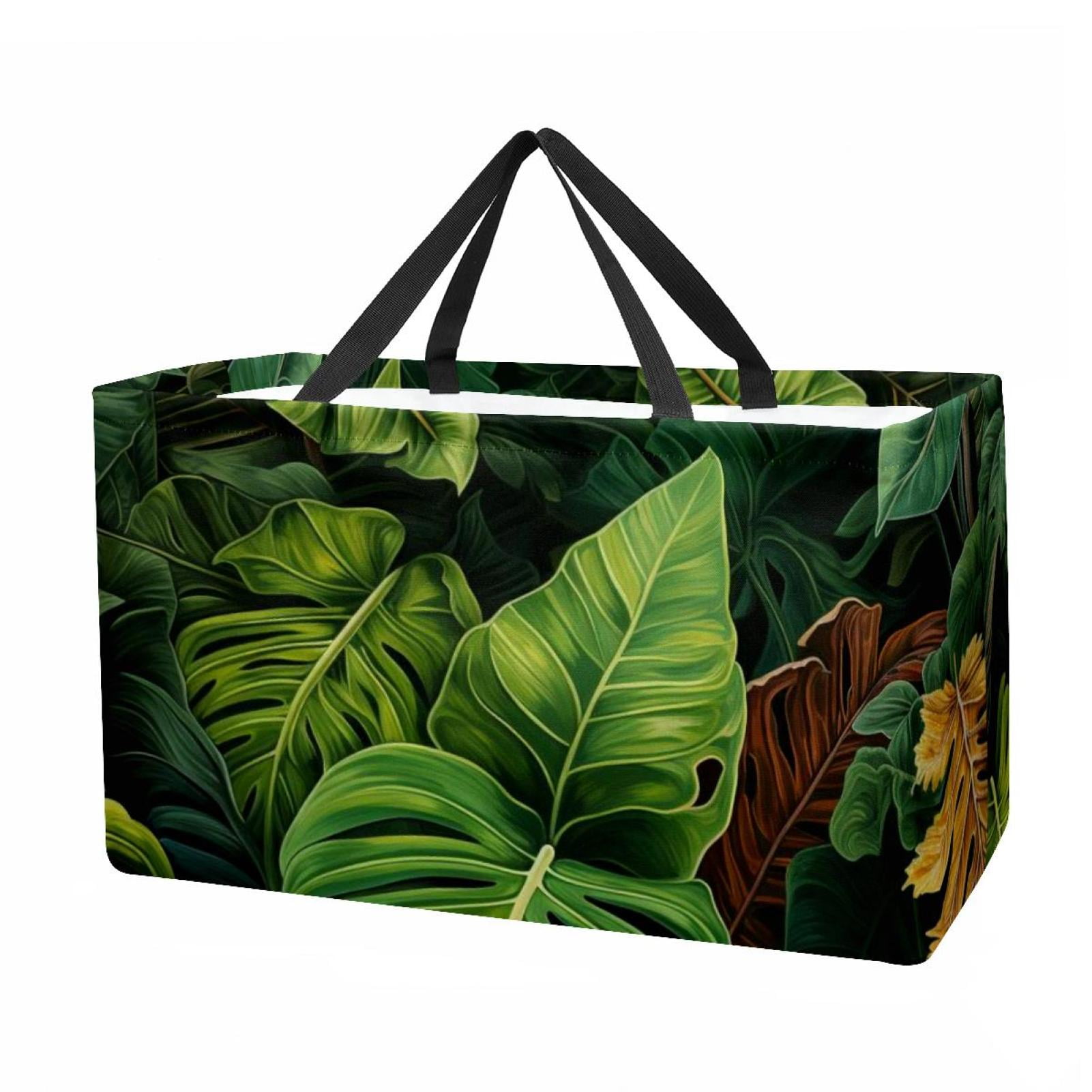 Tropical Plants Large Foldable Oxford Cloth Storage Bin - Decorative ...