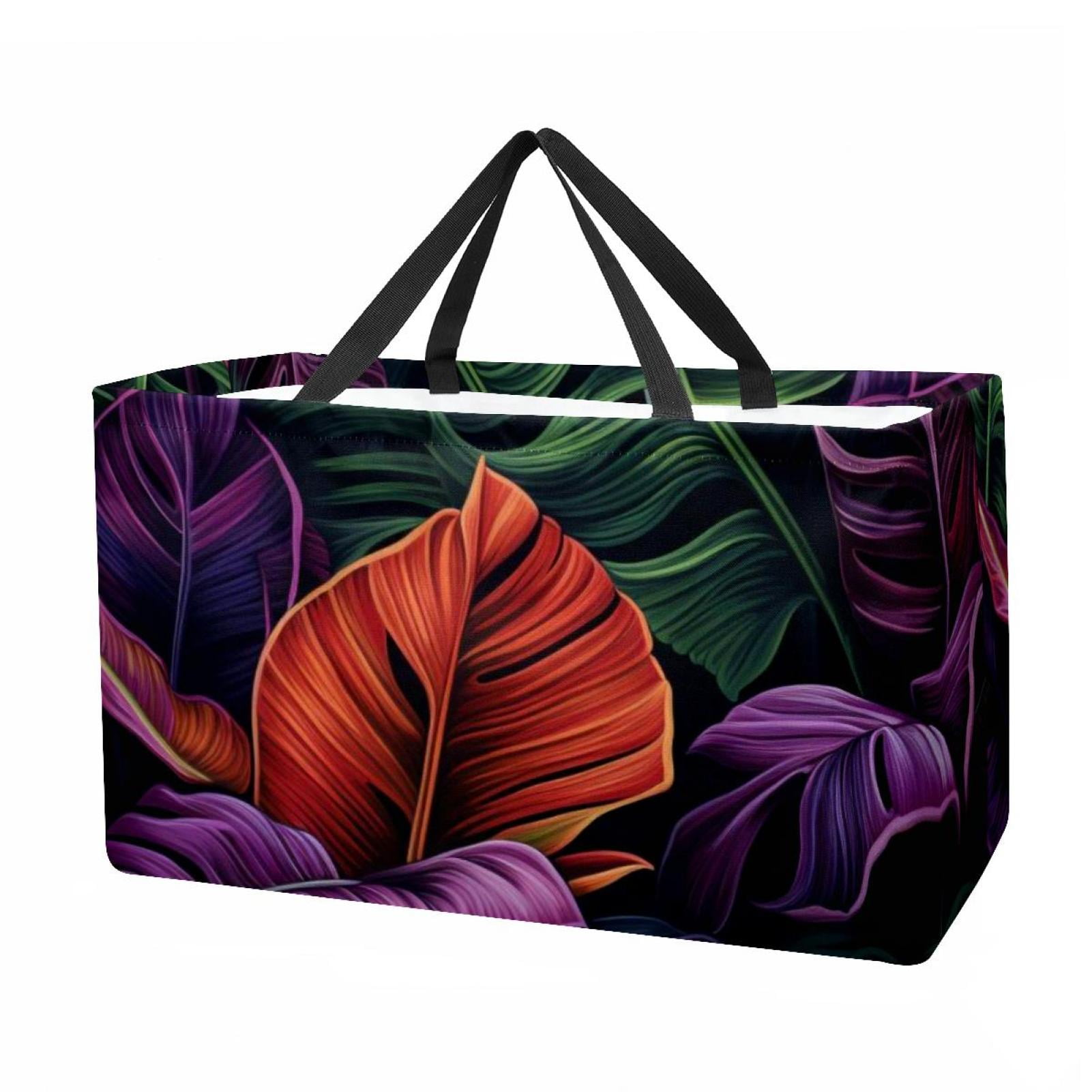 Tropical Plants Large Foldable Oxford Cloth Storage Bin - Decorative ...