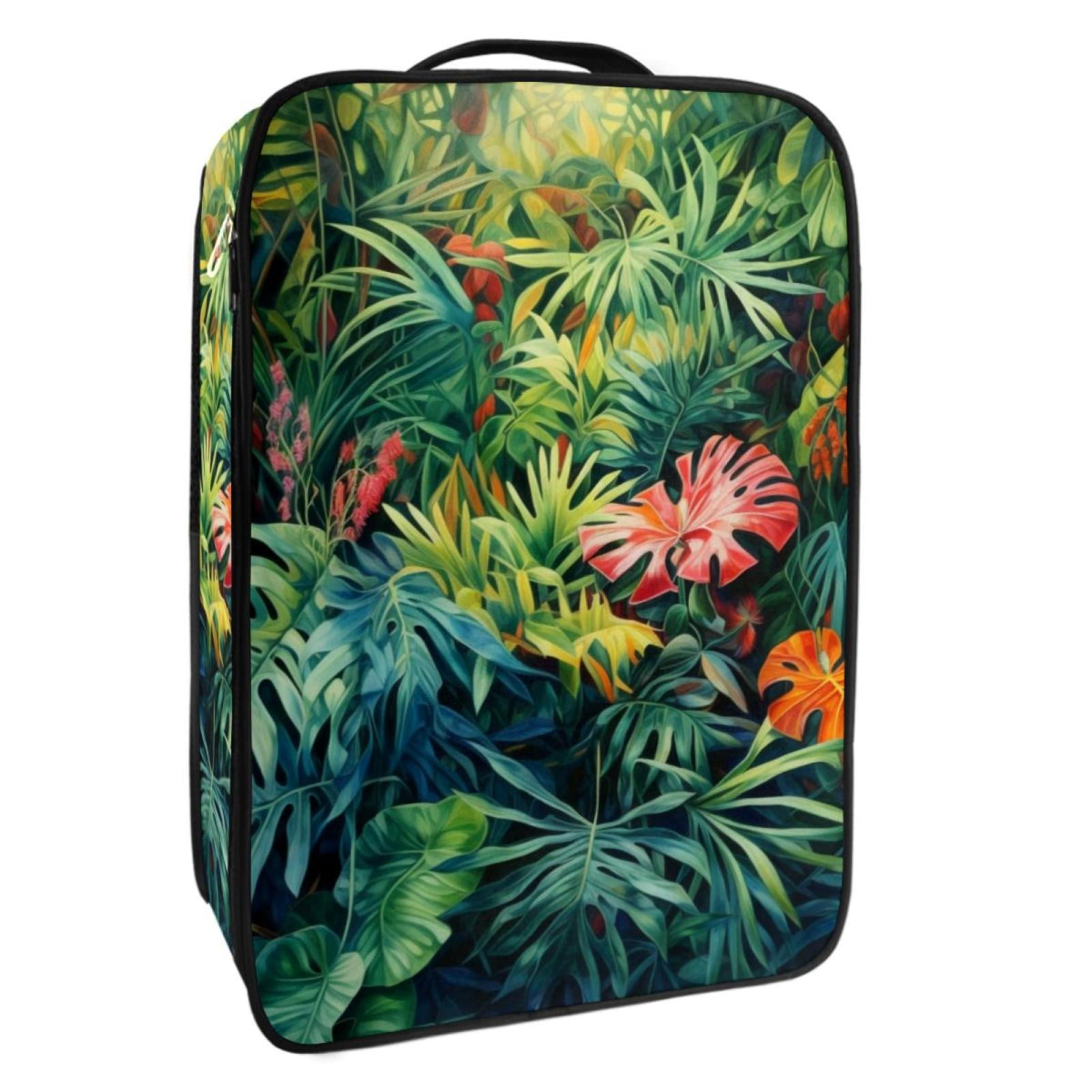 Tropical Plants Polyester Shoe Box Storage Container - 23x31cm/9x12in ...