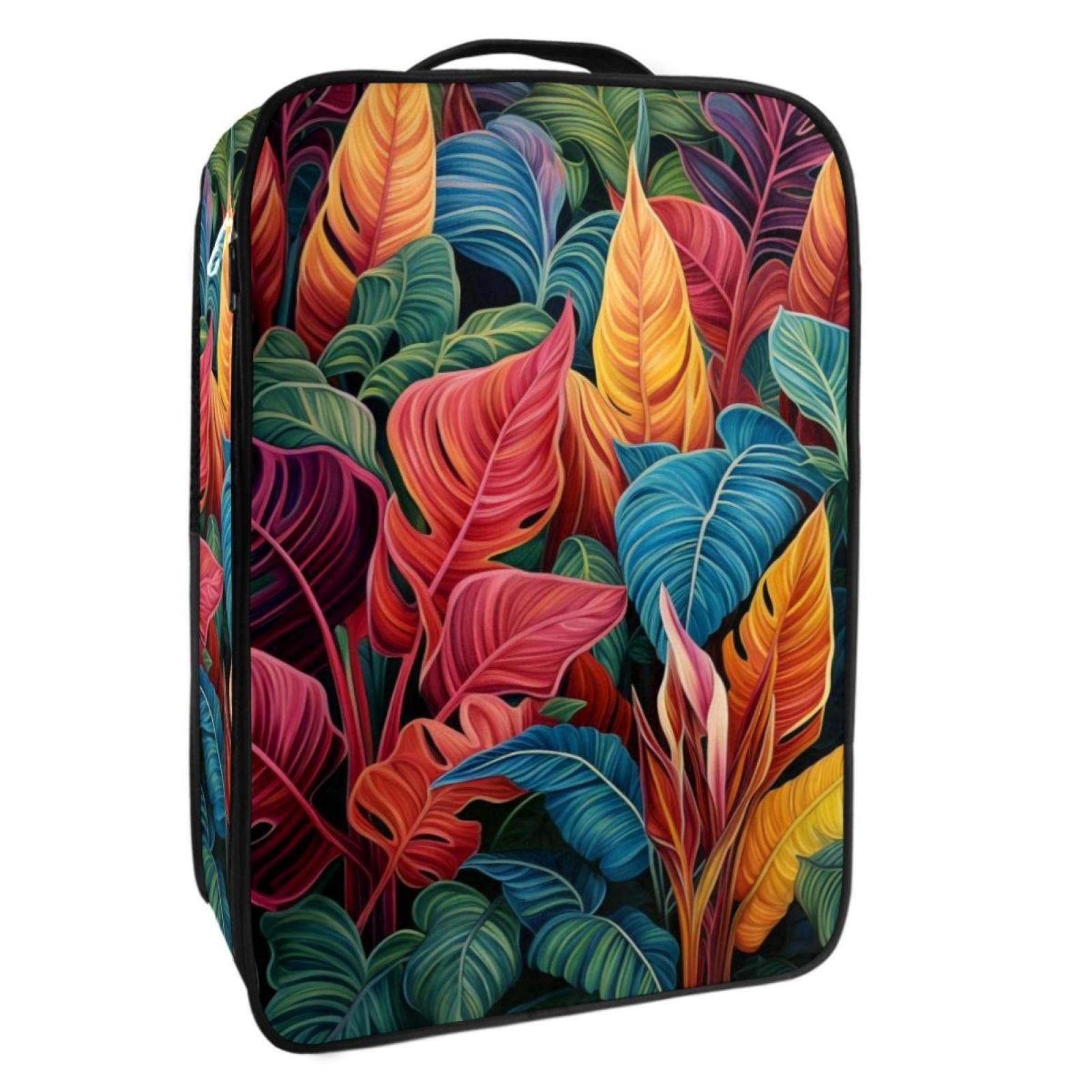 Tropical Plants Polyester Shoe Boxes 23x31cm/9x12in - Organization and ...