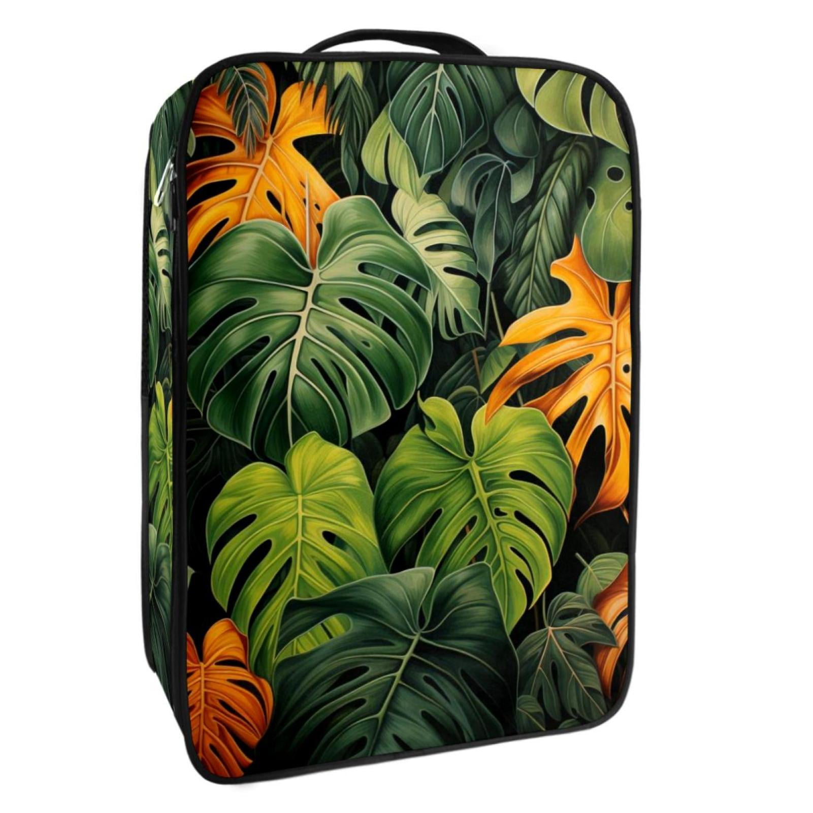Tropical Plants Polyester Shoe Boxes Organizer, 23x31cm Size, Shoe ...