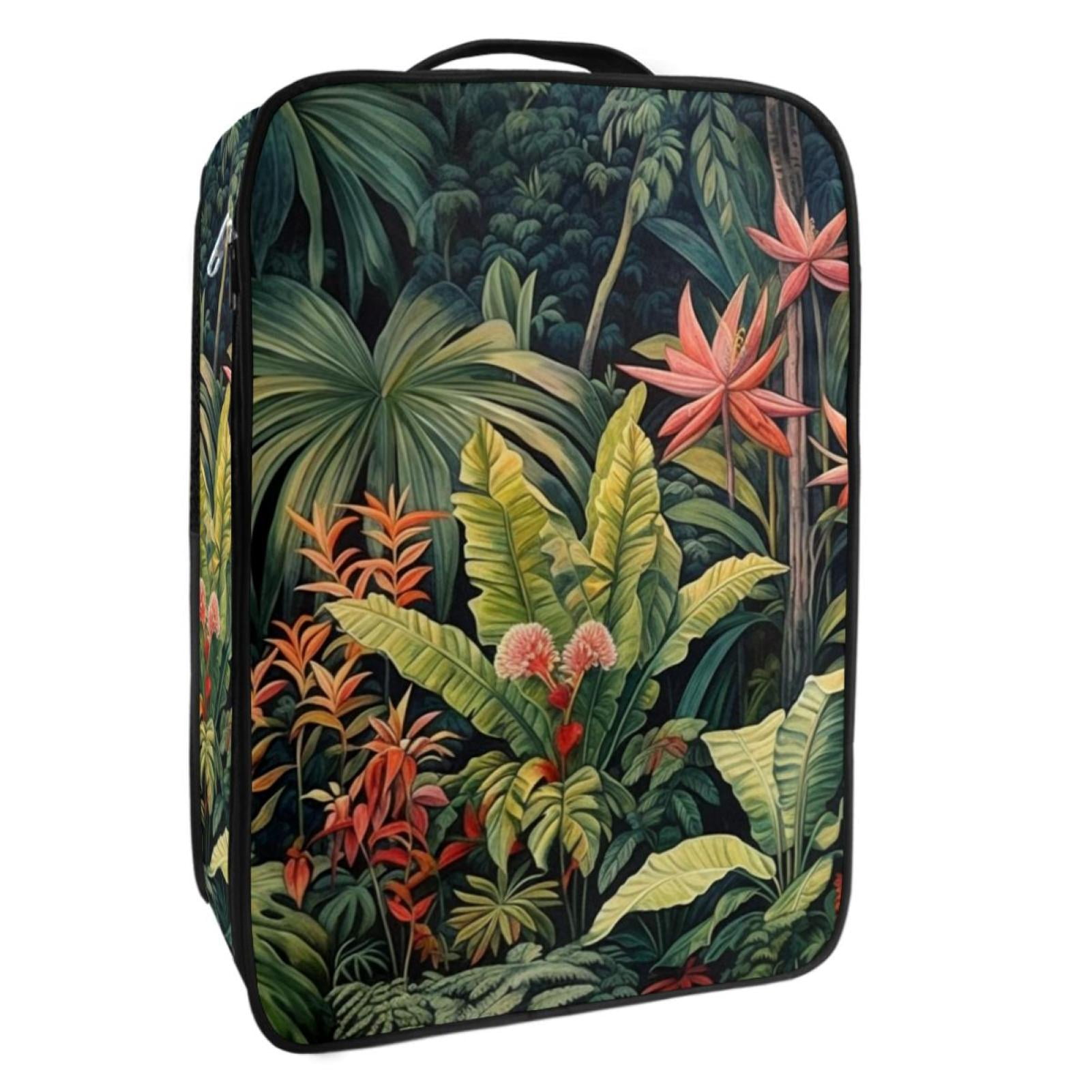 Tropical Plants Polyester Shoe Storage Containers, 23x31cm/9x12in Shoe ...