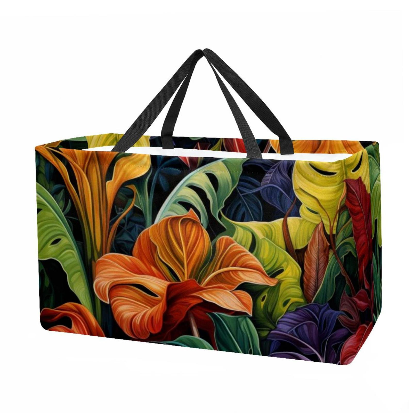 Tropical Plants Reusably Foldable Oxford Cloth Storage Box - Large ...