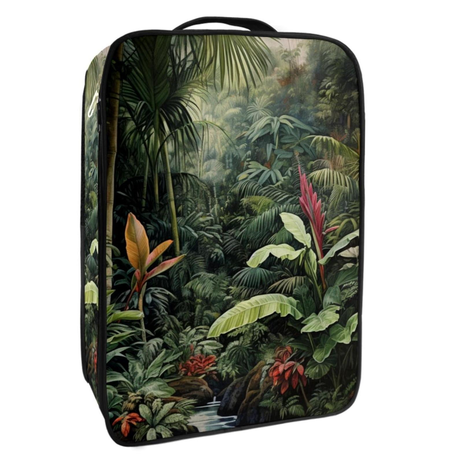 Tropical Plants Shoe Organizer Storage Box - Polyester Material ...