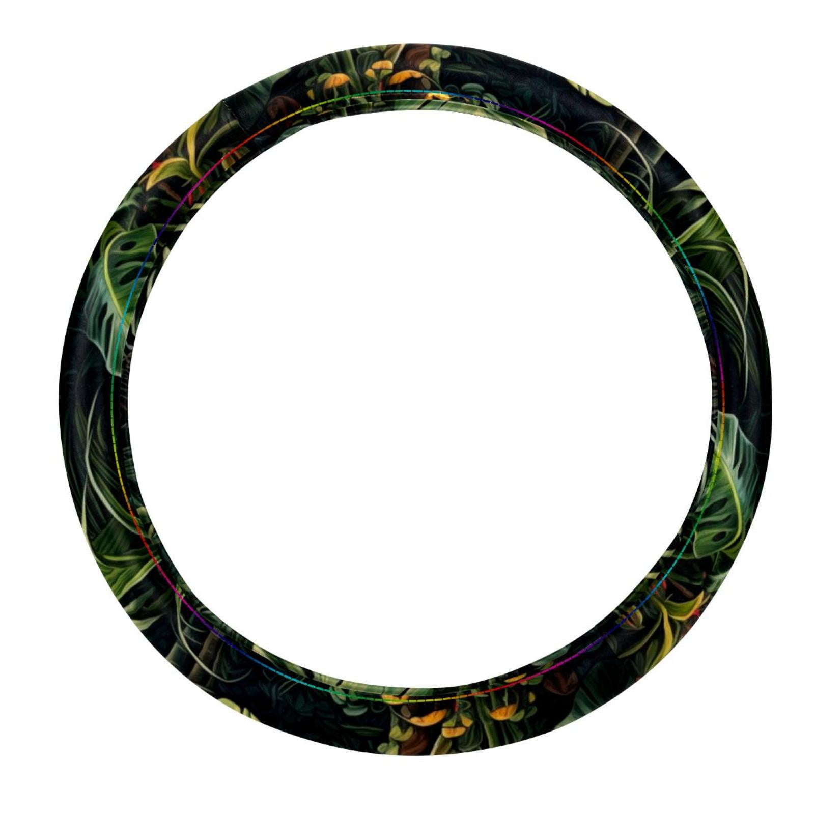Tropical Plants Steering Wheel Cover, Car Wheel Covers, 14.5 Inch ...