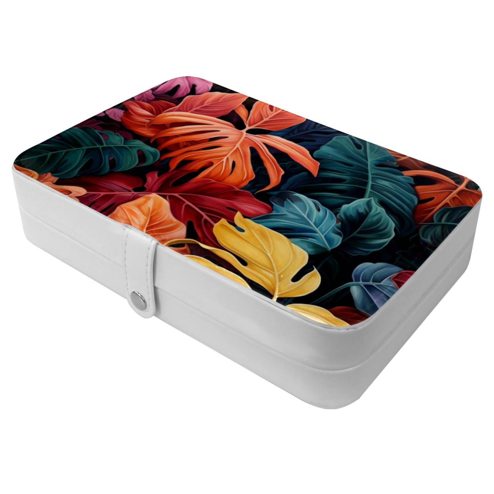 Tropical Plants Travel Jewelry Box - Compact and Portable - Ideal ...