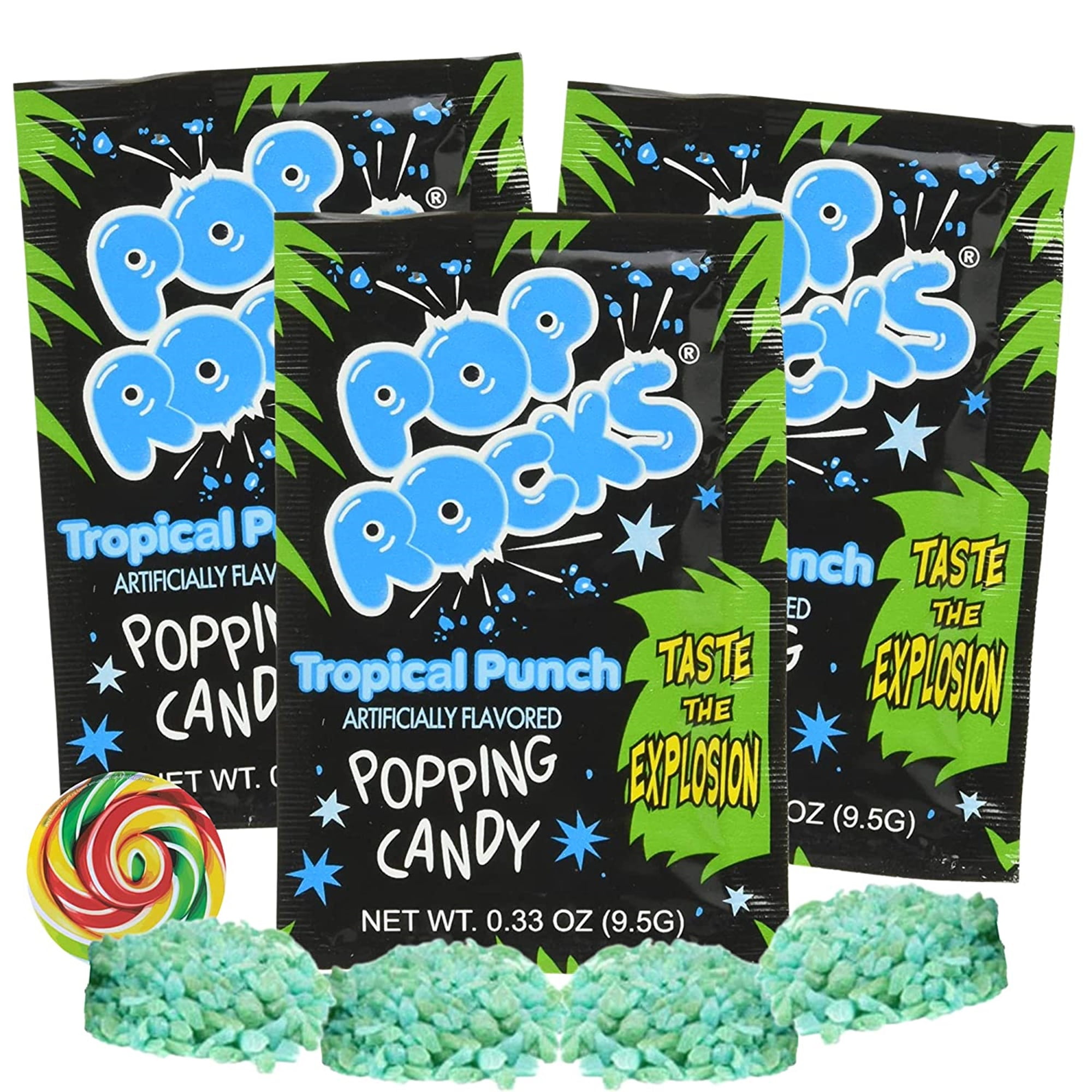 POP ROCKS Tropical Punch Pop Rocks Candy, Fizzy Party Candy, Pack of 3 ...
