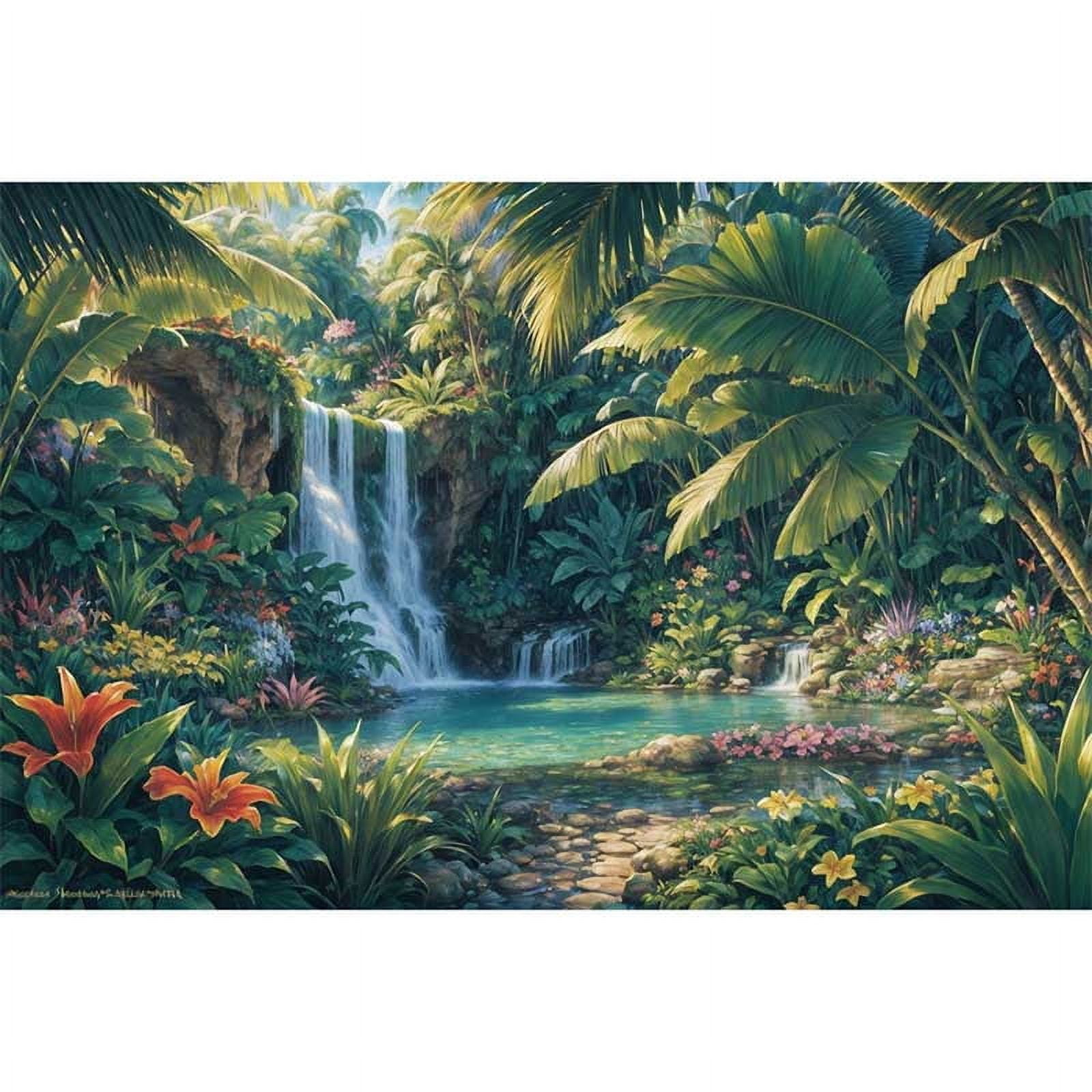 Tropical Rainforest Backdrop Summer Jungle Photo Background Natural Sce ...