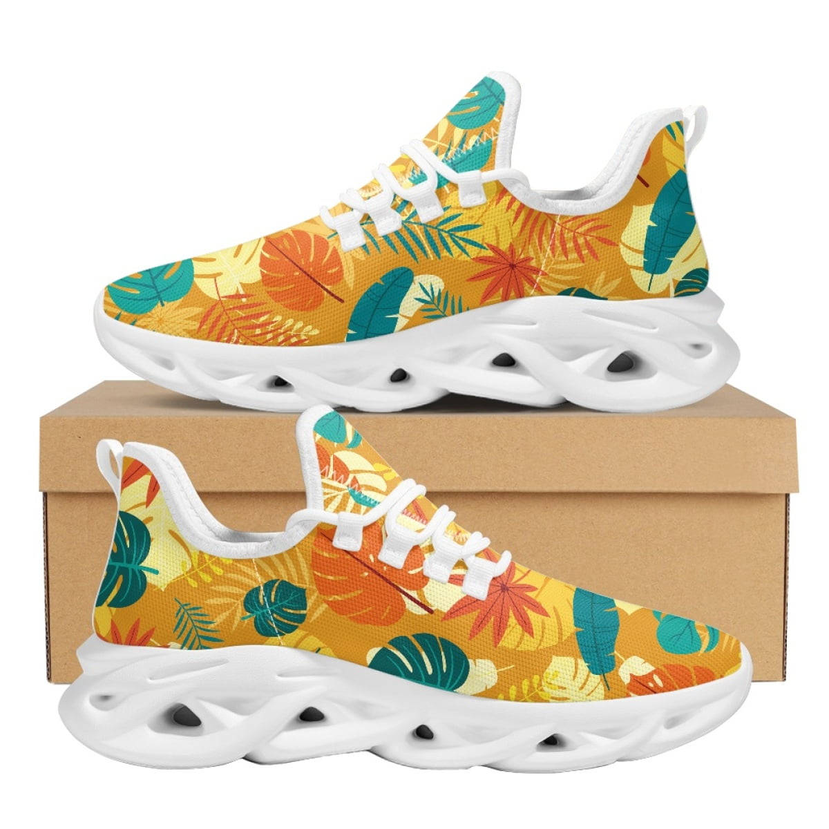 Tropical Rainforest Banana Leaf a Ladies Outdoor Thin Line Walking ...