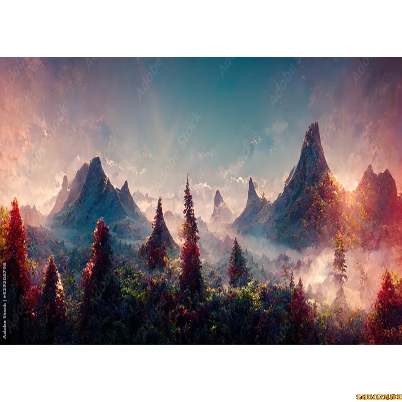 Tropical Rainforest Coniferous Forest Moss Fall Tree Photography ...