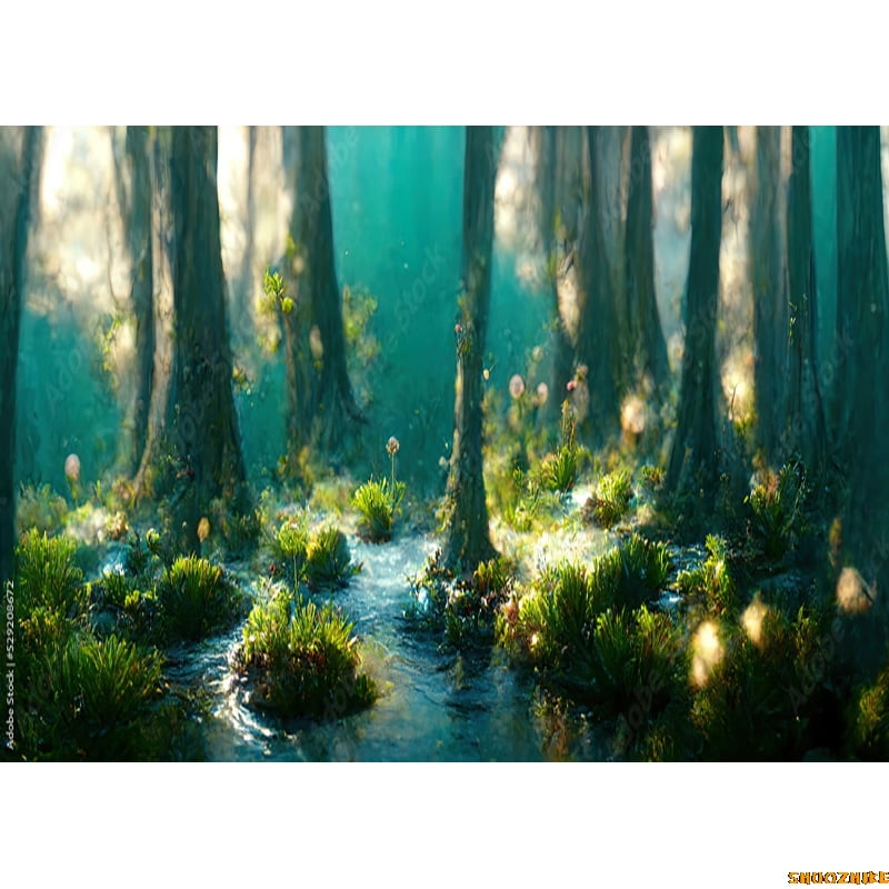 Tropical Rainforest Coniferous Forest Moss Fall Tree Photography ...