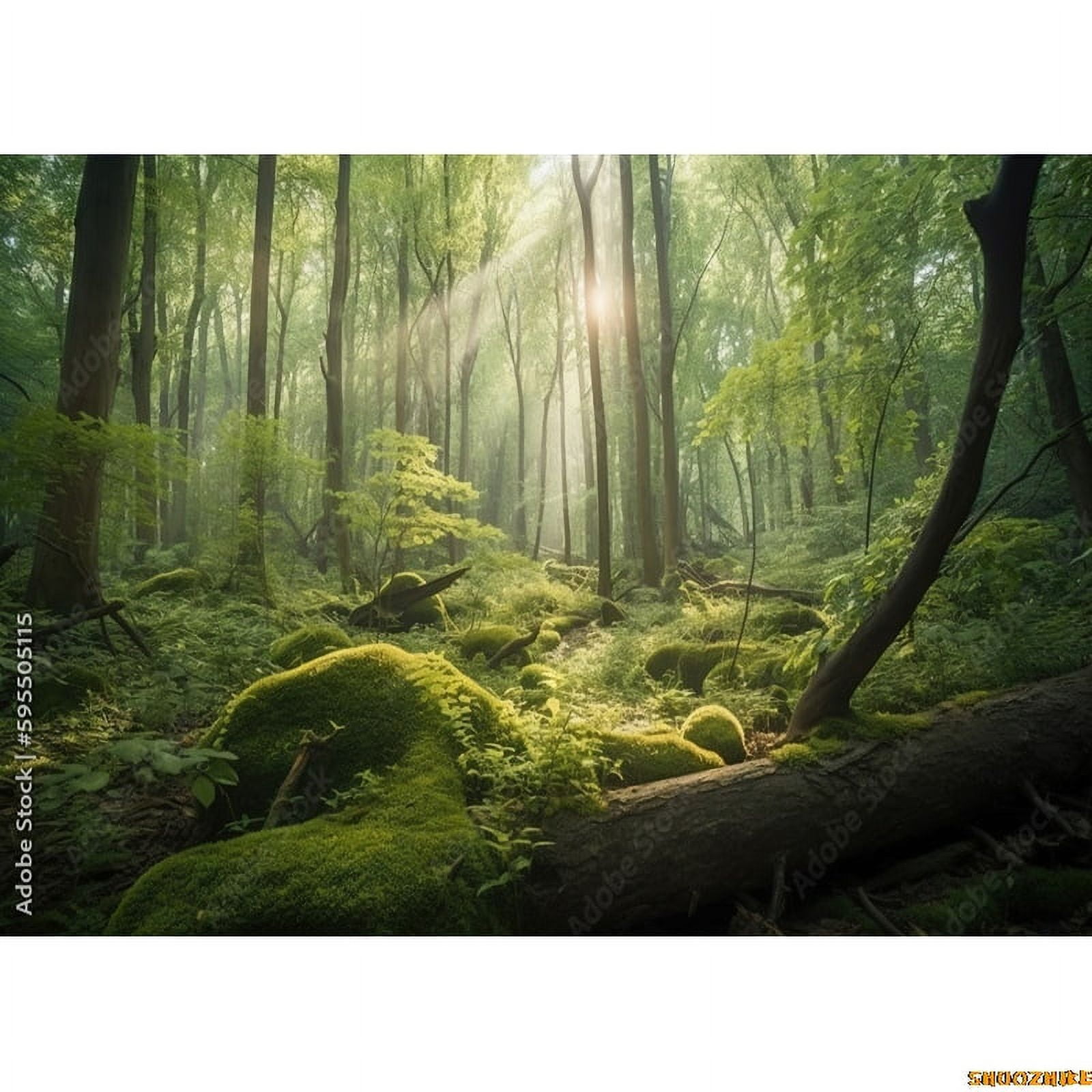 Tropical Rainforest Coniferous Forest Moss Fall Tree Photography ...