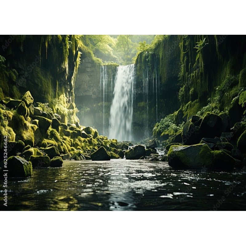 Tropical Rainforest Coniferous Forest Moss Fallen Tree Photography ...