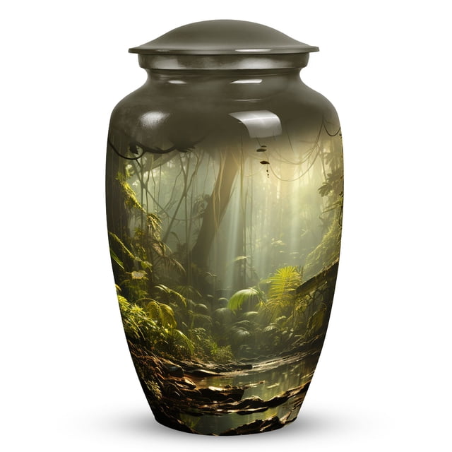 Tropical Rainforest Stream - Cremation Urns Large Adult - Urns For ...