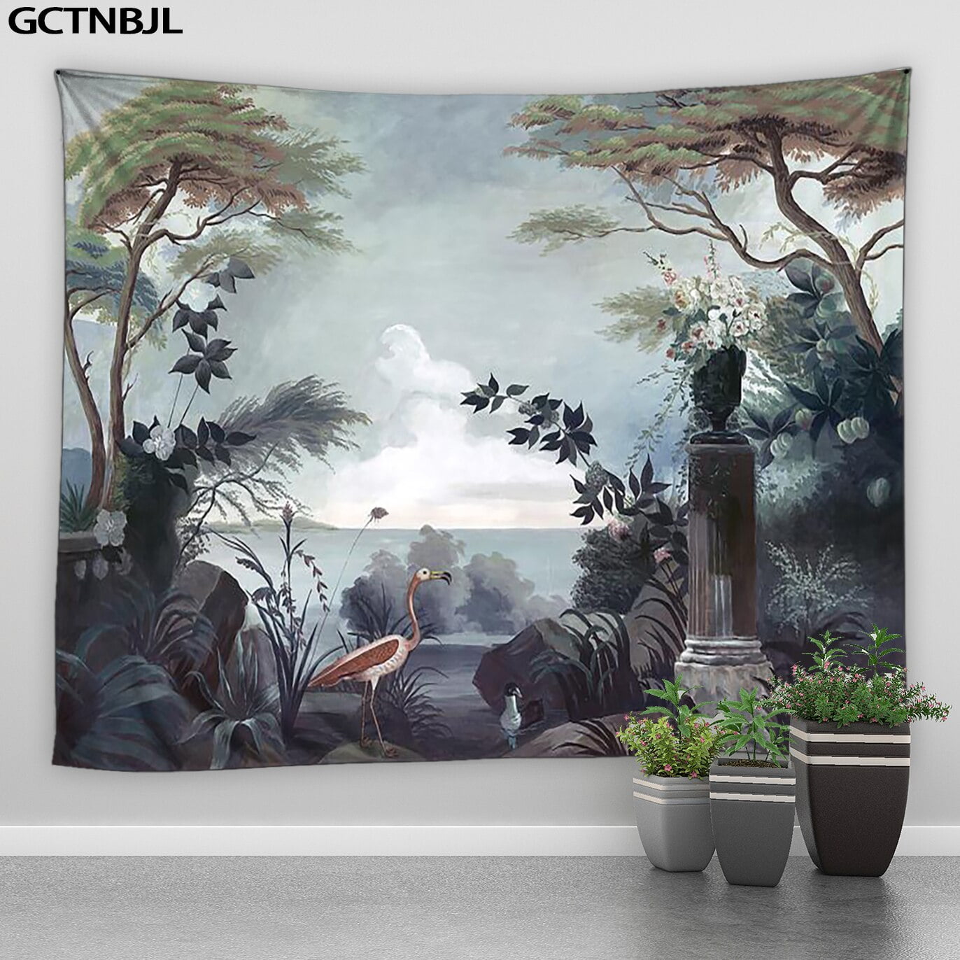 Tropical Rainforest Tapestry Wall Hanging Family Bedroom Decor ...