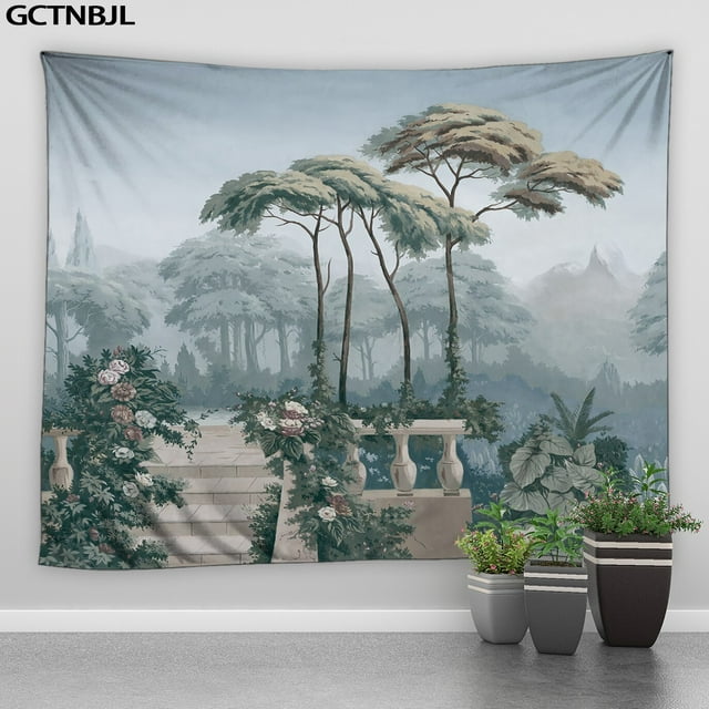 Tropical Rainforest Tapestry Wall Hanging Family Bedroom Decor ...
