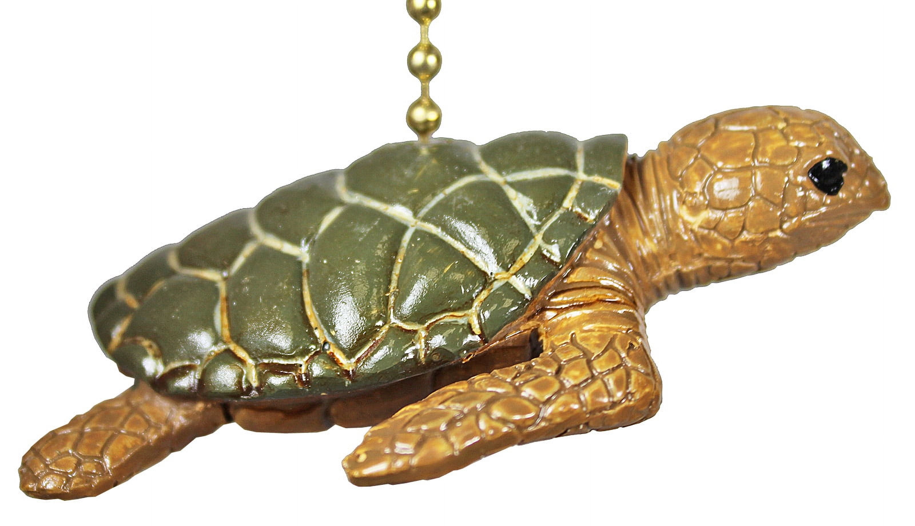 Tropical Reef Ocean Sea Turtle Tiki Ceiling Fan or Light Pull - Walmart.com