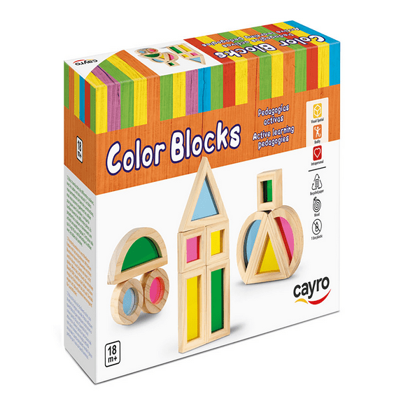 Tropical Reps Family Games, Color Blocks, 12 Pieces - Walmart.com