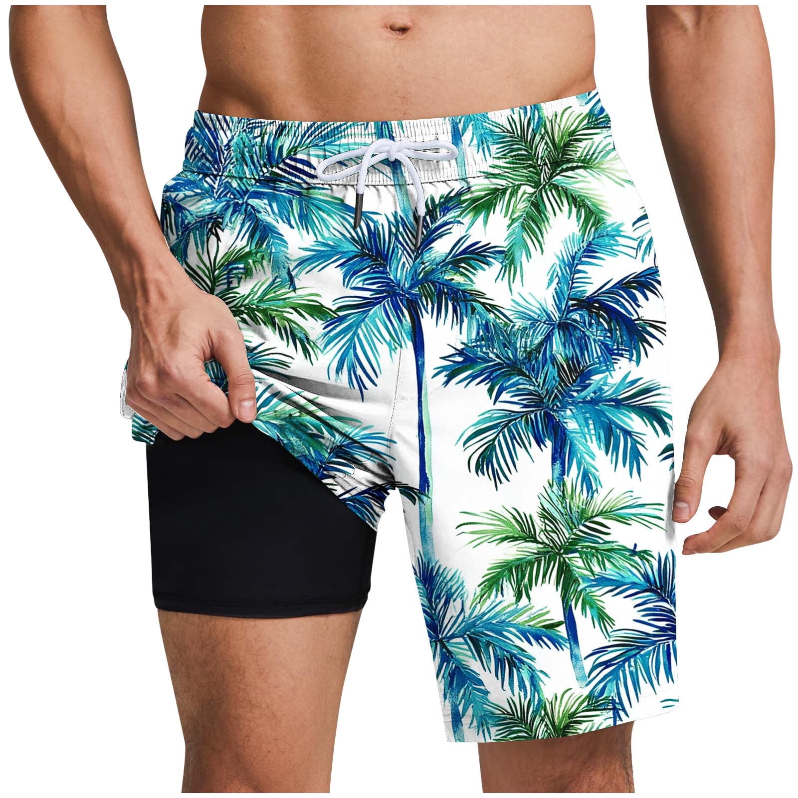 Tropical Resort Beach Hawaiian Shorts for Men 2025 Summer Funny ...
