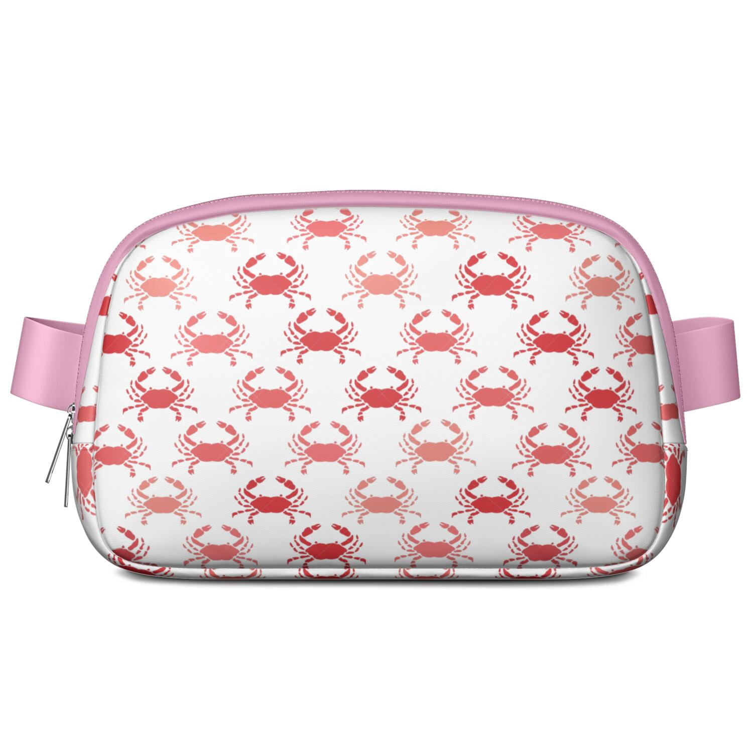 Tropical Sea Life Fanny Pack – Cute Crab & Starfish Waist Bag with ...
