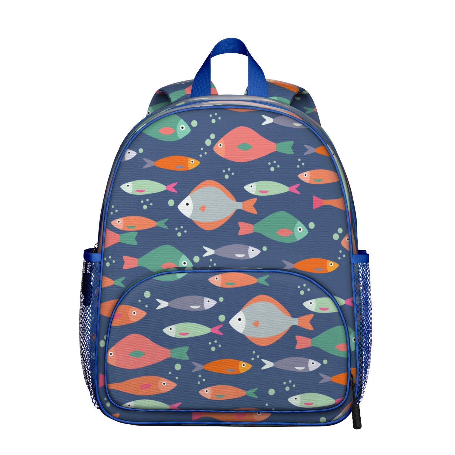 Tropical Seaside Inspired School Backpack - Waterproof, Ergonomic ...