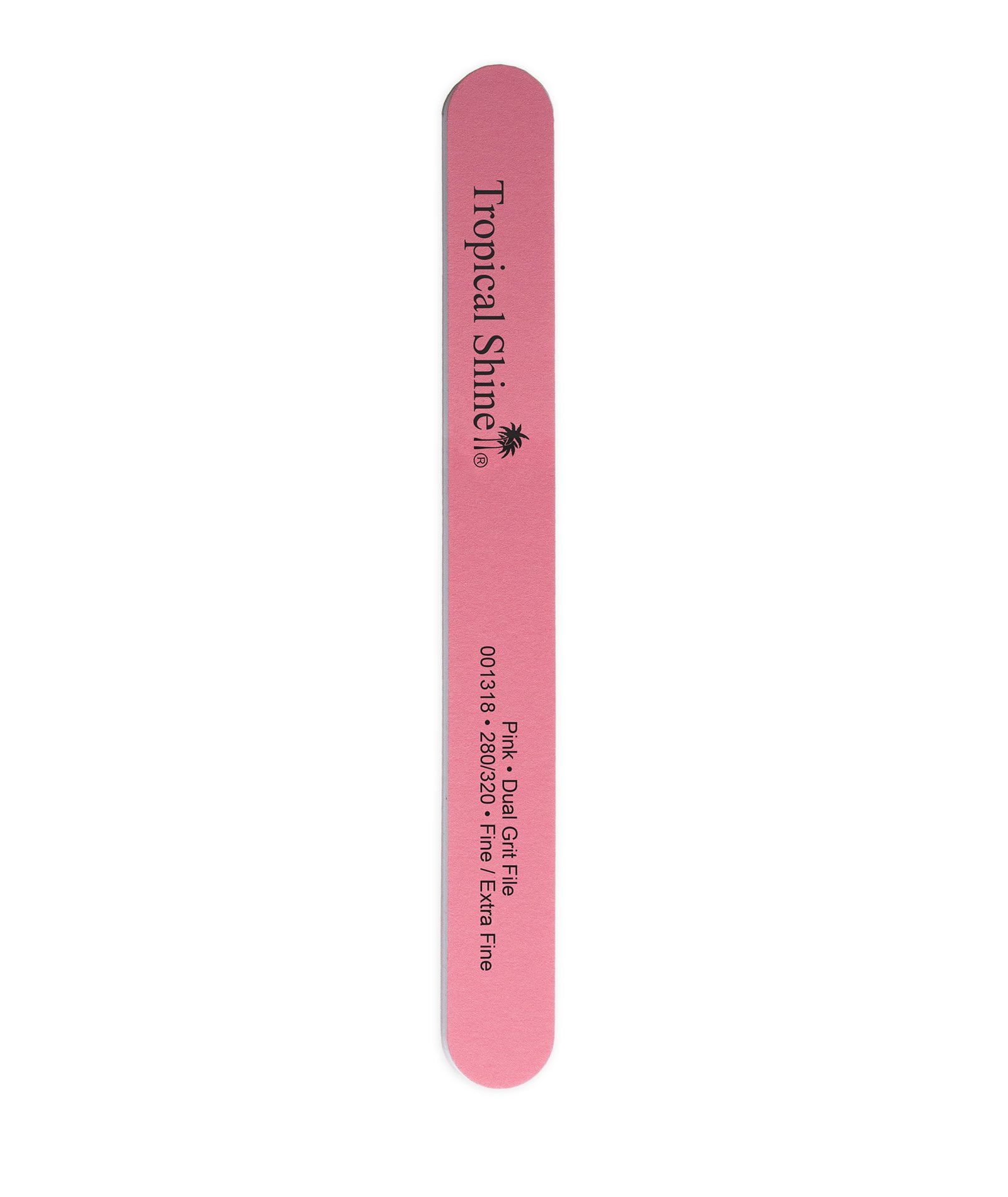 Tropical Shine Nail File Dual Grit File PINK 280/320 (Fine/ Extra Fine ...