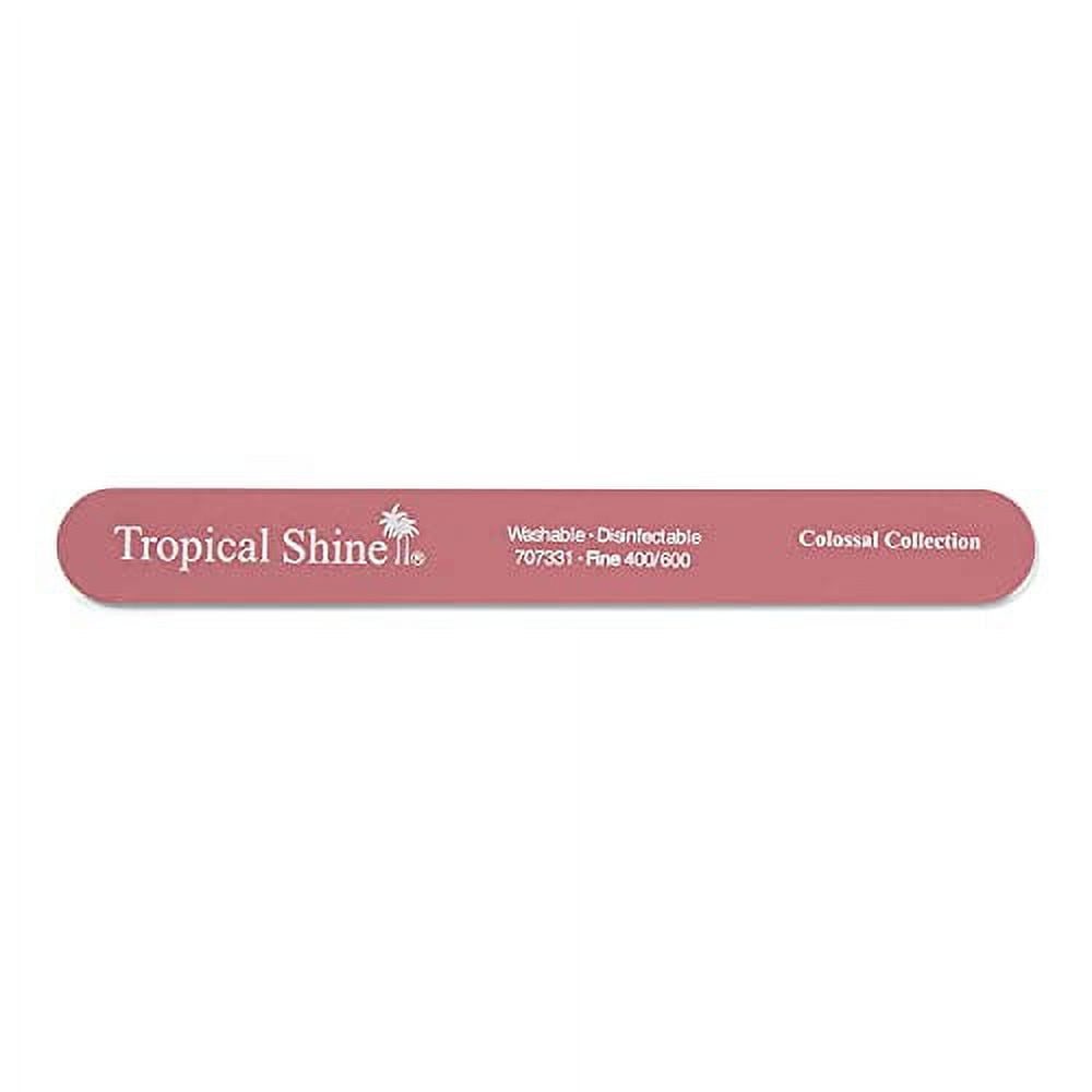 Tropical Shine Pink Colossal .. Nail File Fine 400/600 - Walmart.com