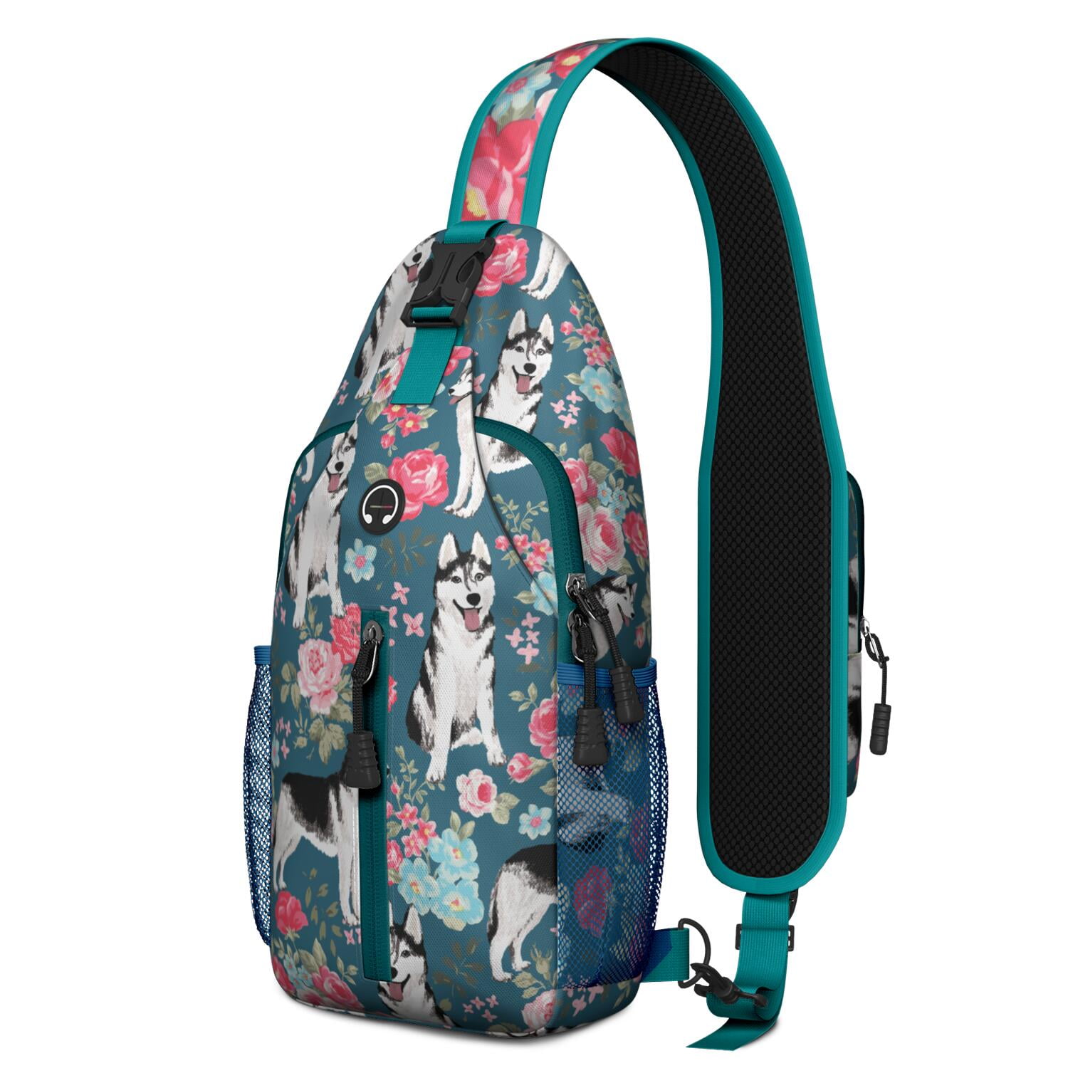 Tropical Sling Backpack – Hawaiian Tropical Island Crossbody Shoulder ...