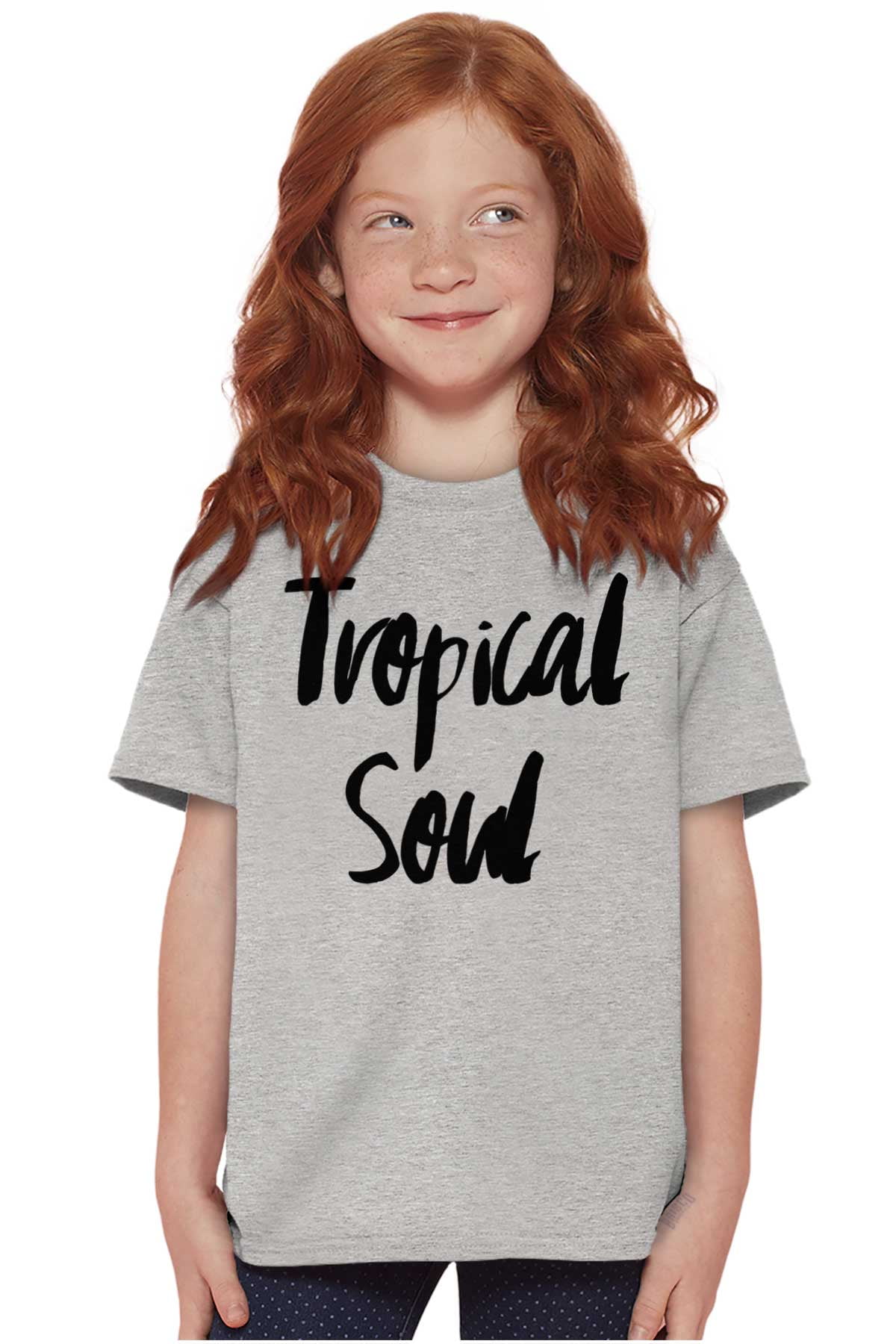 Tropical Soul Cute Island Vacay Vibes Crewneck T Shirts Boy Girl Teen ...