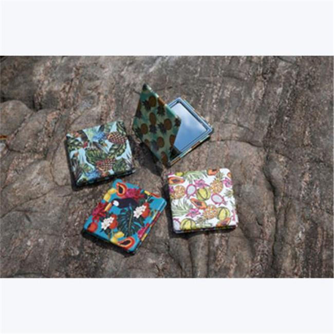 Tropical Square Compact Mirror, 4 Assorted Color - Walmart.com