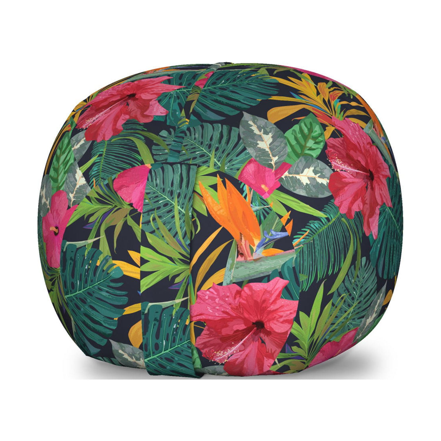 Tropical Storage Toy Bag Chair, Awakening Close Up Arrangement of ...