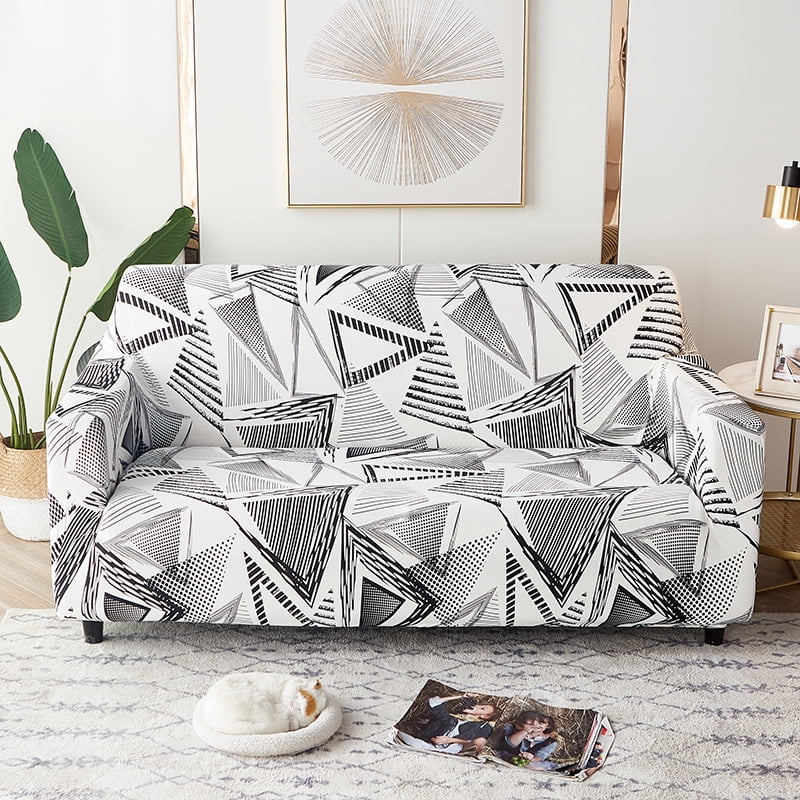 Tropical Style Sofa Cover with Armrest, Floral Sofa Cover, High ...