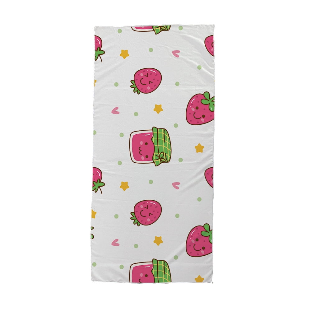 Tropical Style Ultra-fine Fiber Rectangular Beach Bath Towel Swimming ...