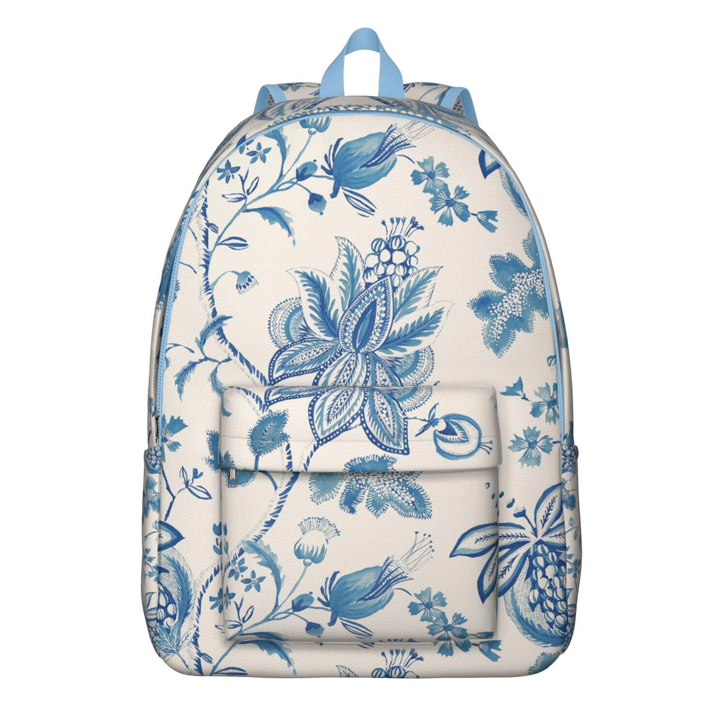 Tropical Summer Backpack - Waterproof Floral School Bag with Exotic ...