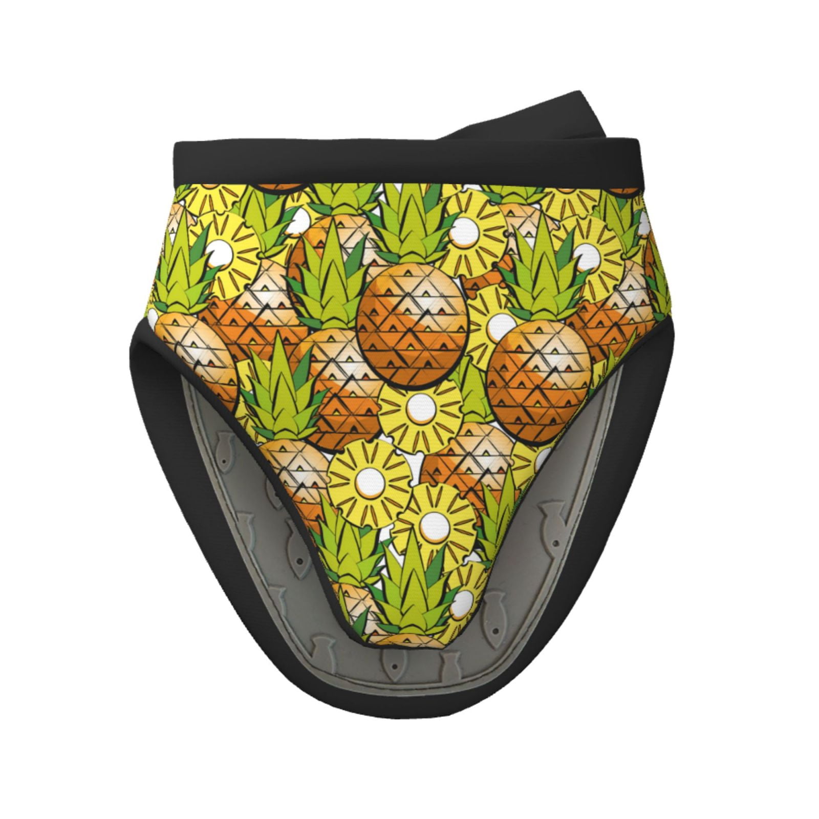 Tropical Summer Fruit Oven Mitts Heat Resistant, Soft Lining Silicone ...