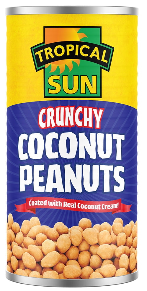 Tropical Sun Crunchy Coconut Peanuts -330g (6pack) - Walmart.com