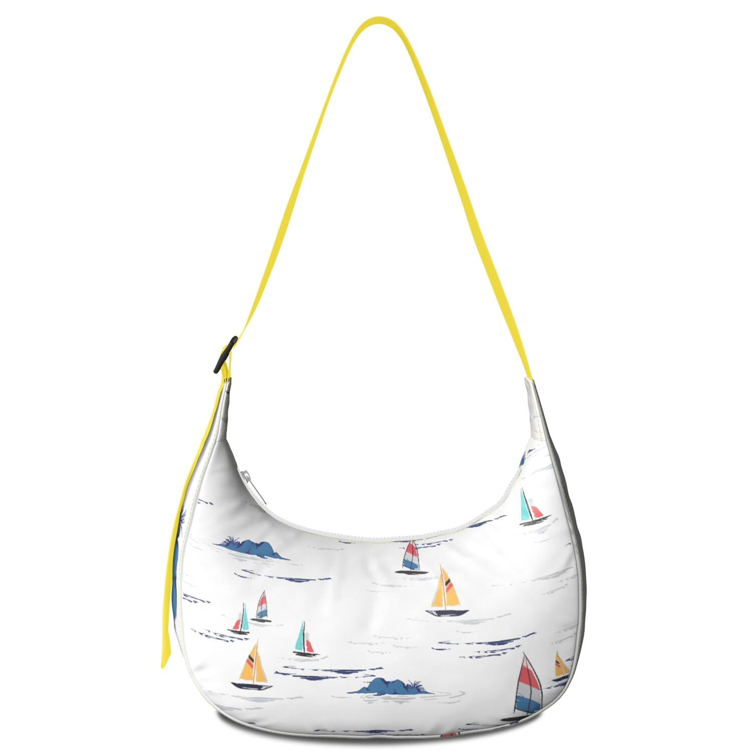 Tropical Sunset Palm Tree Crossbody Bag for Women Hawaiian Island ...