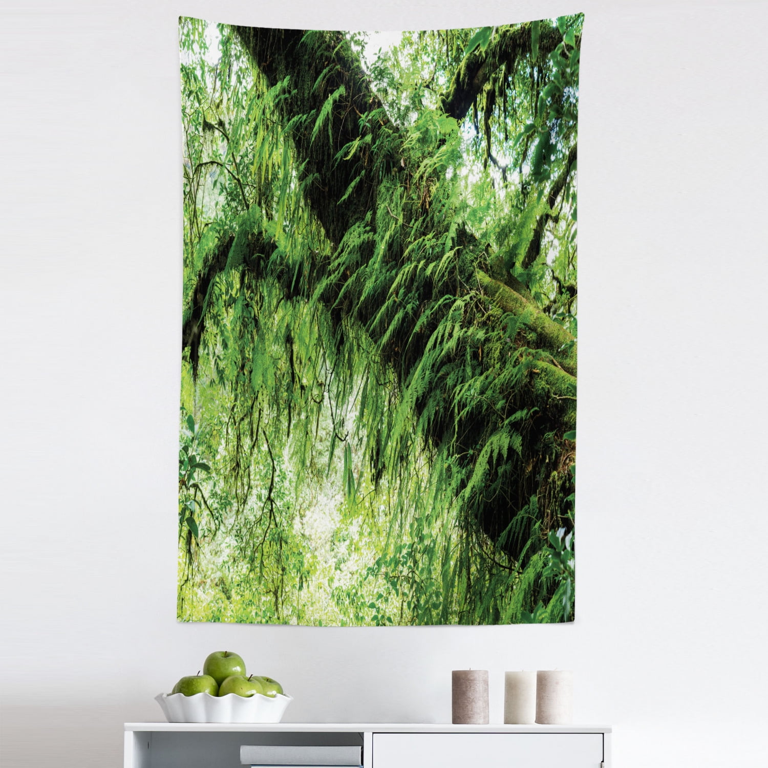Tropical Tapestry, Idyllic Atmosphere in Tropical Jungle on Springtime ...