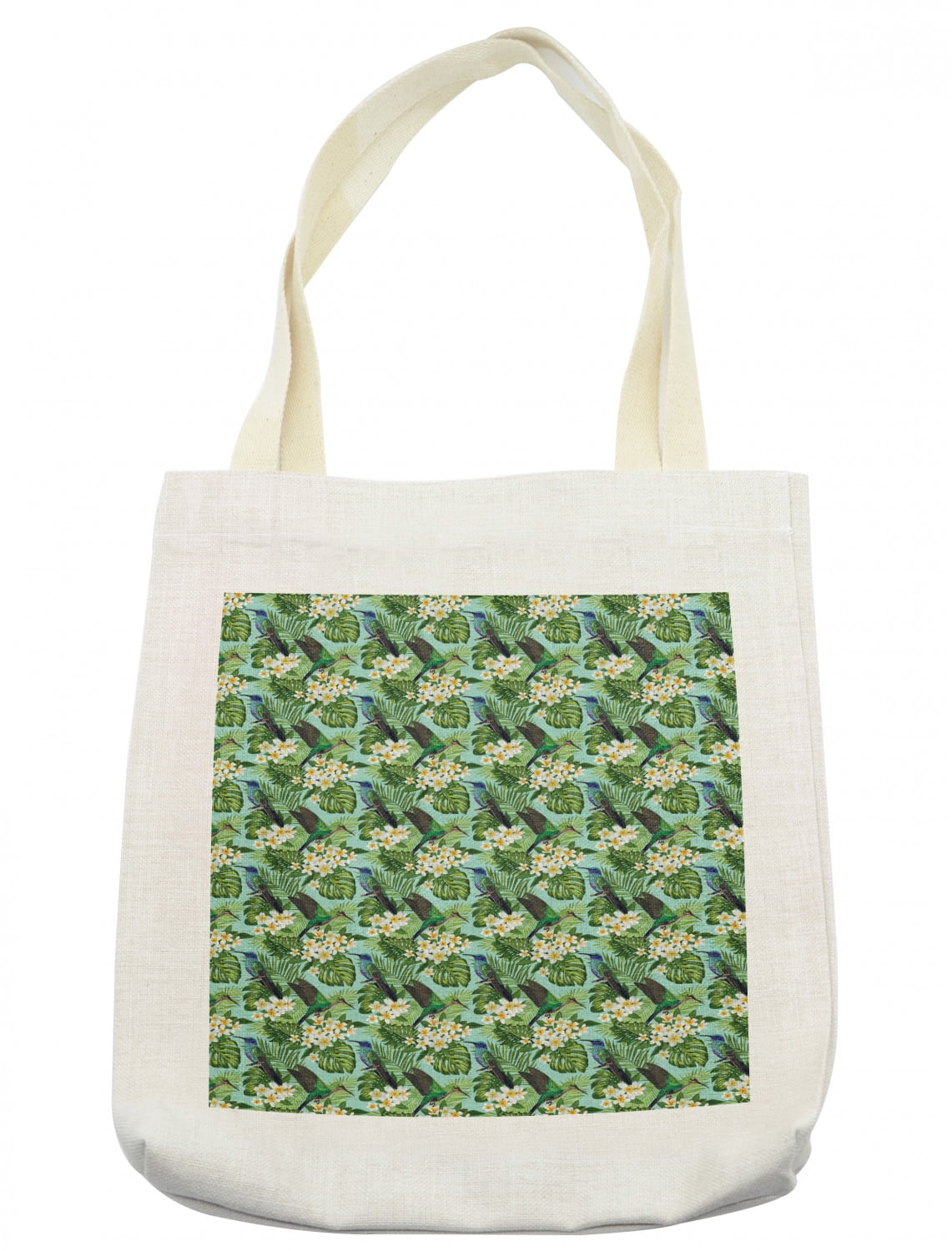 Tropical Tote Bag, Brazilian Rainforest Composition with Branches ...