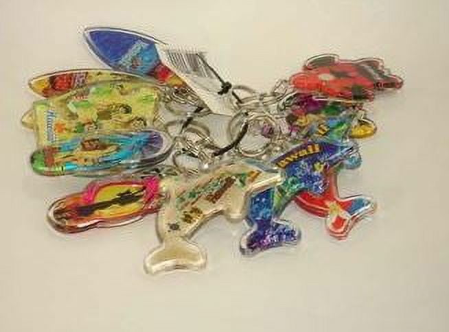 Tropical Treasures Hawaii Split Ring Keychain, 12 Pack - Walmart.com