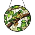 Tropical Tree Frog Stained Glass Window Hanging, Nature Decorative ...