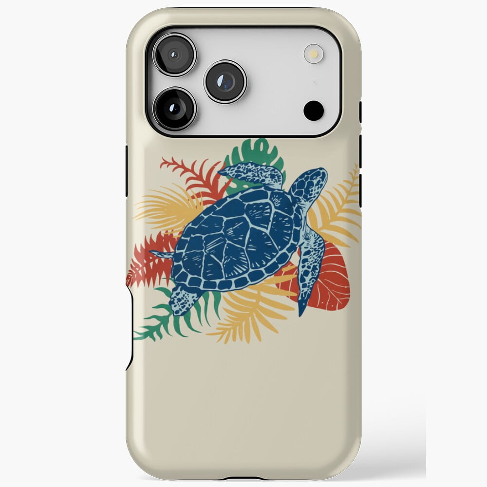 Tropical Turtle Seamless Pattern Cute Cartoon Phone Case for iPhone 11 ...